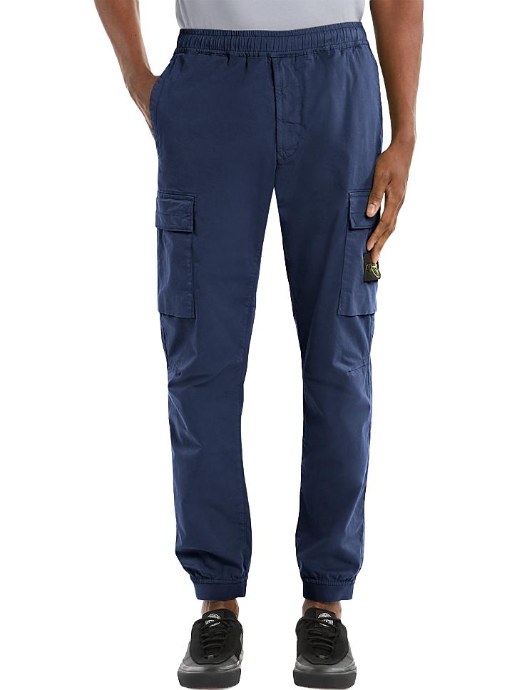 STONE ISLAND Stone Island Slim Fit Tapered Cotton Blend Cargo Pants